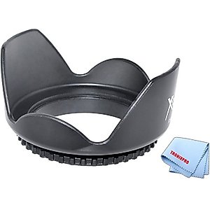 62mm Pro Series Hard Tulip Lens Hood For Tamron AF18-270mm f/3.5-6.3 Di II VC PZD AF Lens,