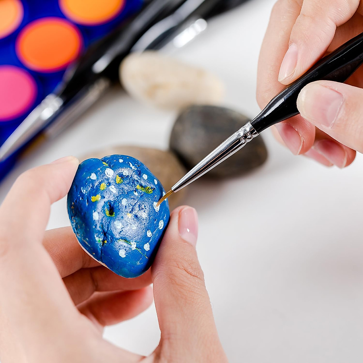 Mr. Pen- Miniature Paint Brushes, 9 Pcs, Detail Paint Brush Set, Fine Paint Brush, Mini Paint Brushes, Thin Paint Brushes, Tiny Paint Brushes, Micro Paint Brush, Fine Point Paint Brush