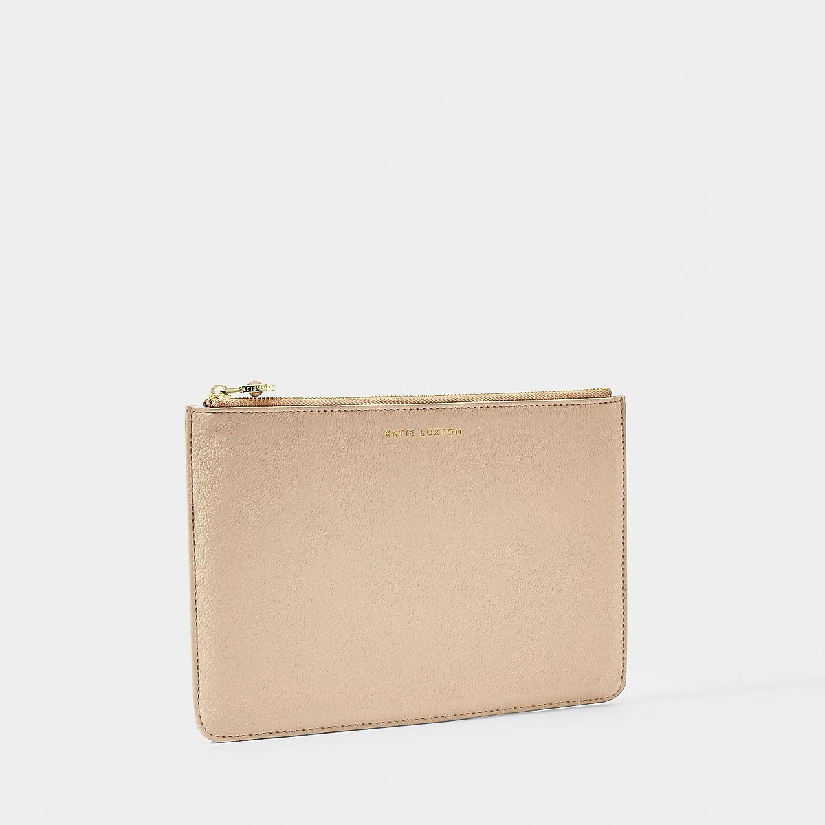 KATIE LOXTON Wellness Secret Message Friends To Make Every Moment Amazing Everyone Needs An Auntie Womens Slip Pocket Clutch Pouch Taupe