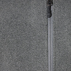 Amazon Essentials Women's Classic-Fit Full-Zip Polar Soft Fleece Jacket (Available in Plus Size), Charcoal Heather, X-Large