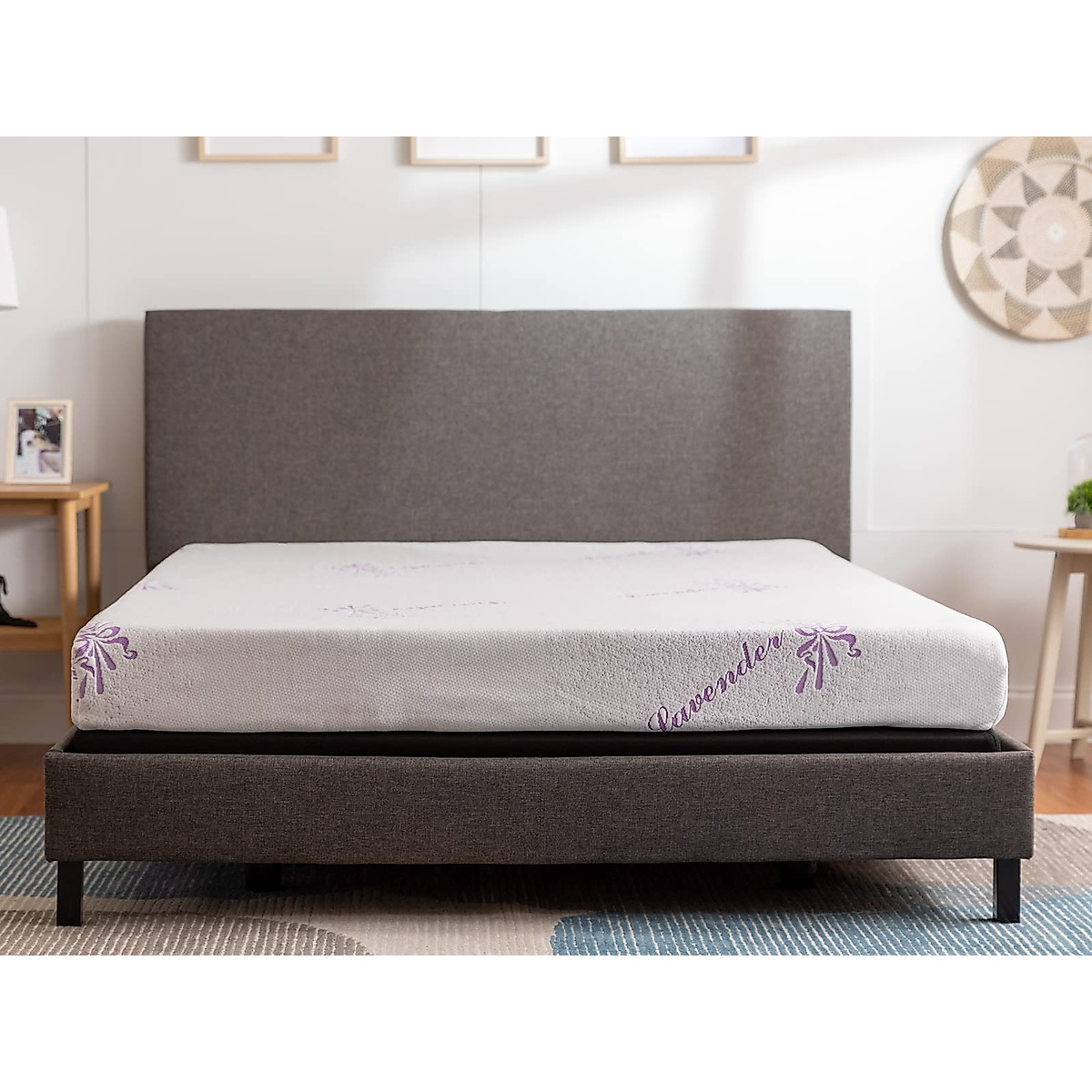 Tulo by Mattress Firm | 6 INCH Memory Foam Lavender Mattress | Pain-REDUCING Pressure Relief | King Size