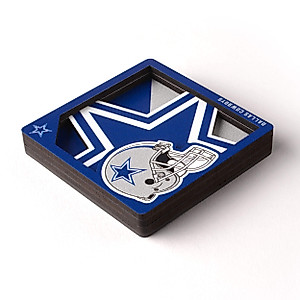 YouTheFan NFL Dallas Cowboys 3D Logo Series Magnets