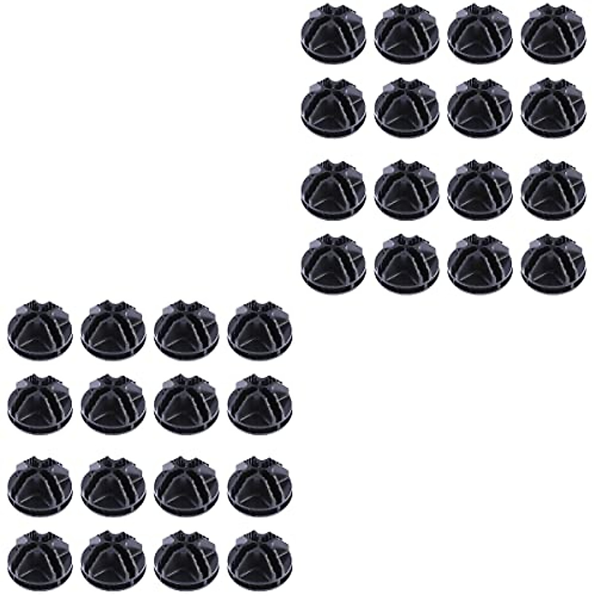 Scicalife 80pcs Wire Cube Connectors Plastic Connector Wire Grid Cube Organizer Connector for Modular Closet Storage Organizer Wire Shelving