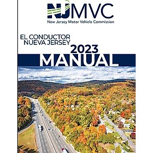 MANUAL DEL CONDUCTOR DE NUEVA JERSEY 2023: Learners Permit Study Guide for 2022 (Color Print) (Spanish Edition)