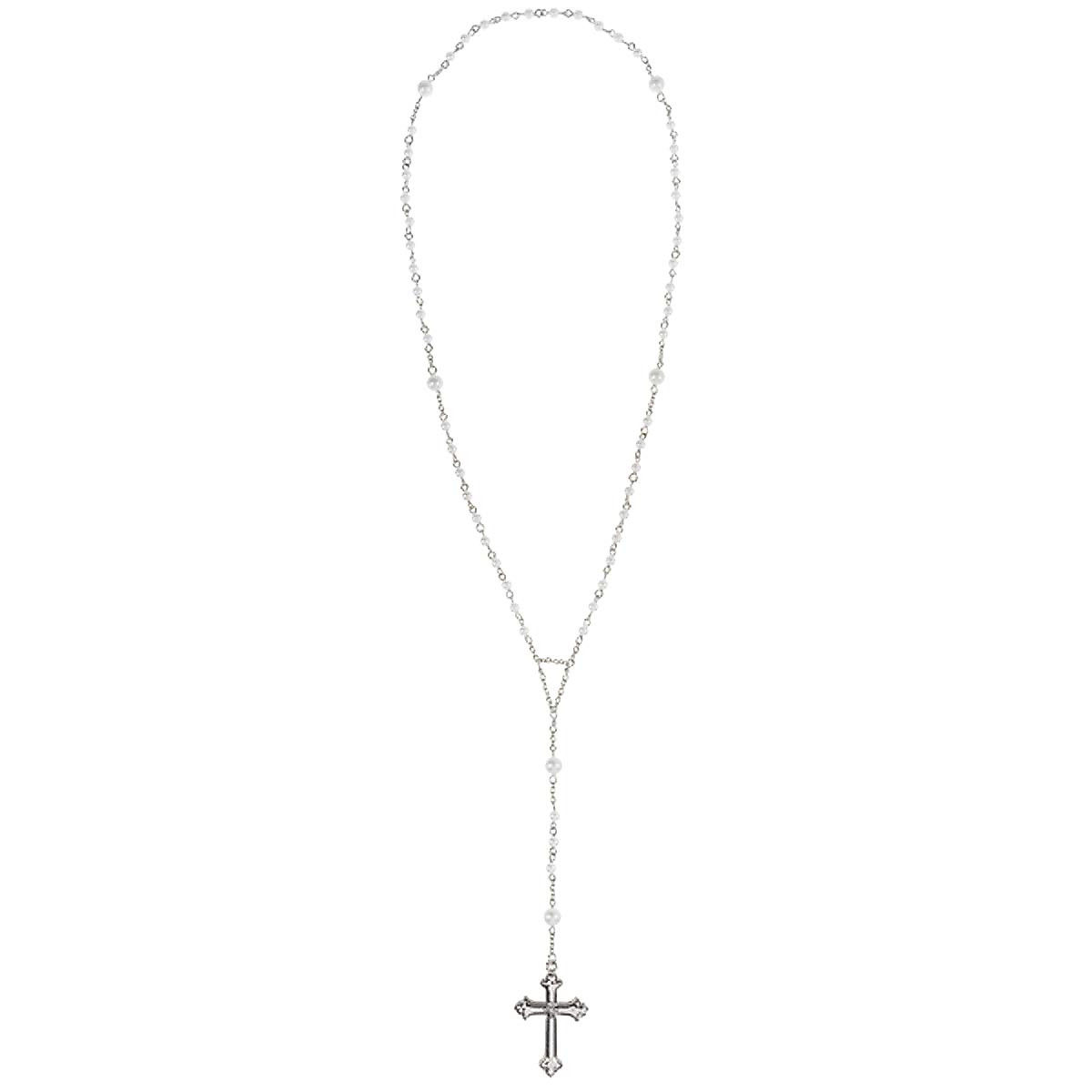 Blessed Plush Lamb 8.5 inches with Rosary Set for First Communion, Christening, Baby Rosary Baptism Gifts for Girl, Baptism Gifts for Boys Rosary for Kids