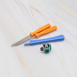 Micro Traders Set of 5 Analog Joystick Repair Kit Compatible with Xbox One Elite 2 Controller Only 3D Thumb Stick Controller Rocker Sensor with T6 T8 Screwdriver and Crowbar