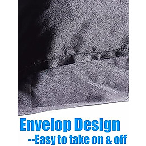 Satin Pillowcase for Hair and Skin, Black Pillow Case Set of 2, Standard, Queen, King Size Satin Pillowcases, Silk Pillow Cases with Envelope Closure (Standard 20X26 Inch, Black)