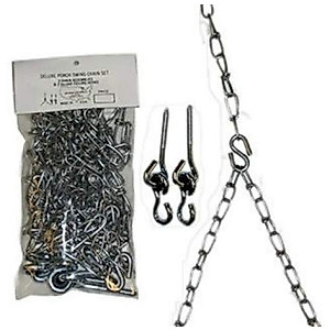 Ecommersify Inc 5 Ft USA Made Cypress Roll Back Porch Swing with Swing-Mate™ Comfort Springs and Cup Holder Arm and Stainless Steel Hardware Upgrade