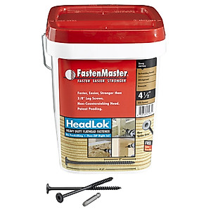 FastenMaster FMHLGM011-250 HeadLOK Heavy-Duty Flathead Fastener, 11 Inches, 250-Count