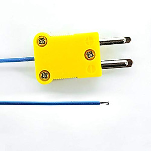 DEVMO 2Pcs 2M TP-01 Instrument Temperature Measurement Line K-Type Temperature Sensing Line Thermocouple Temperature Probe Sensor