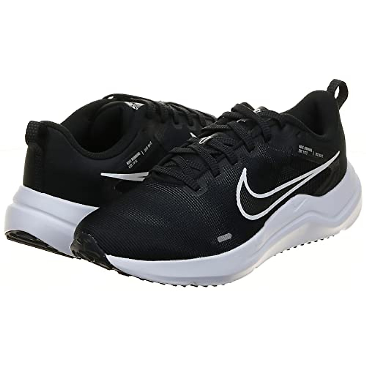 Nike Women's Road Running Shoes Sneaker, Black White Smoke Grey Pure Platinum, 10.5 US