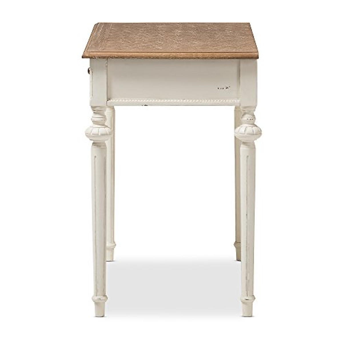 Baxton Studio 424-7191-AMZ Desk, White/Natural