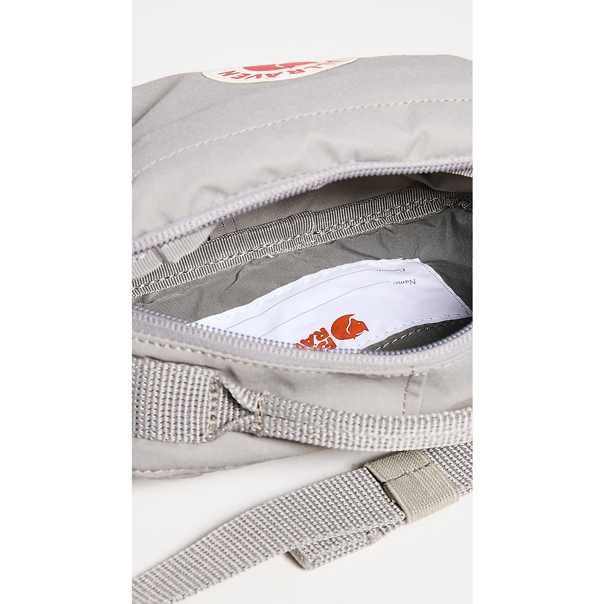 Fjallraven Women's Kanken Hip Pack, Fog, Grey, One Size