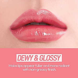 MERBLISS City Holic Lip Glow (#01 Napoli Pink) Daily Tinted Lip Balm Moisturizing Lip Care, Essential Oil, Vitamin E and C for Glossy and Smoother Lips, Soft Buttery Texture