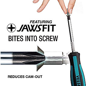 VESSEL MEGADORA Screwdriver Set 6pcs. 9006PB (Paper Box)