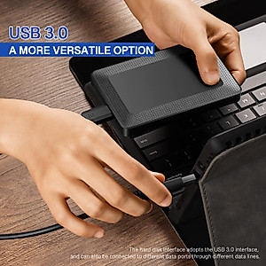 AIOLO INNOVATION 1T Ultra Slim Portable External Hard Drive HDD-USB 3.0 for PC, Mac, Laptop, PS4, Xbox one,Xbox 360-Super Fast Transmission