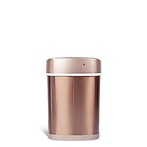 Nine Stars DZT-15-9GD Trash Can, Small, Gold