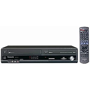 Panasonic DMR-EZ47V Up-Converting 1080p DVD-Recorder/VCR Combo with Built In Tuner (2005 Model) (Renewed)