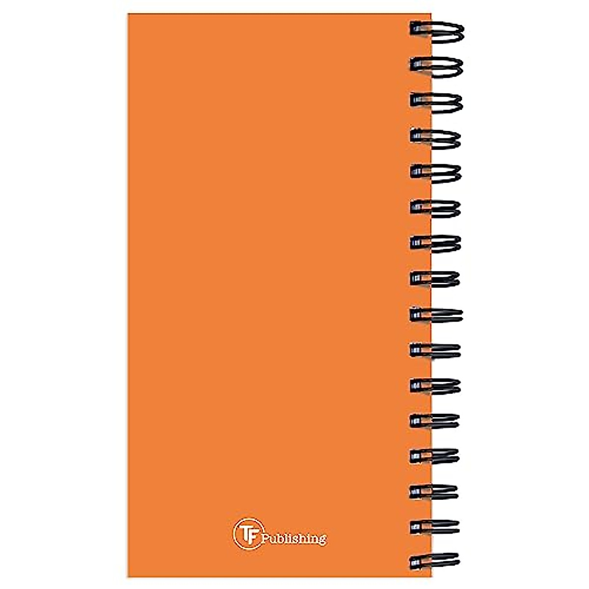 TF PUBLISHING 2024-2025 Citrus Orange 2-Year Small Monthly Pocket Planner | 2-Page Large Calendar Grid and Lined Notes Section in Back | Monthly Day Planner for Purse | 3.5" x 6.5"