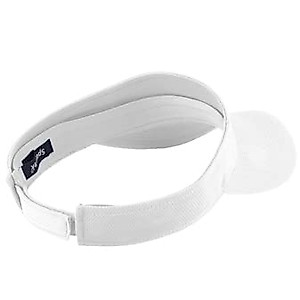 Sport-Tek® PosiCharge® RacerMesh® Visor STC27 / Custom Visor/Embroidery Visor/Monogrammed Visor (White)