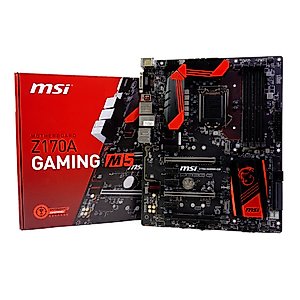 MSI Enthuastic Gaming Intel Z170A LGA 1151 DDR4 USB 3.1 ATX Motherboard (Z170A Gaming M5)
