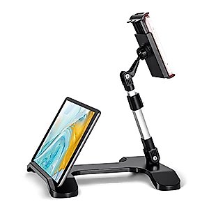 SUGERLEE Cell Phone Stand, Angle Height Adjustable Phone Holder for Daily use, Desktop Cell Phone Stand Holder Compatible with All Mobile Phone、Tablets、ipad