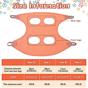Pet Grooming Hammock for Cats & Dogs Hanging Harness Pet Supplies Kit with Nail Clippers Trimmer, PET Comb, Nail File Adjusting Band Grooming Table for Cats Dogs Bathing Washing (Pink,Small)