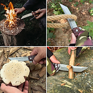 wellsure Pocket Knife Multitool Folding Knife, Survival Knife for Emergency Rescue Situations, Home Improvements Folding Pocket Knife (TYPE-7)