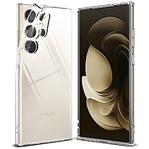 Ringke Air [No-Case Feel] Compatible with Samsung Galaxy S23 Ultra Case, Clear 5G Slim Cover, Transparent Flexible Lightweight Thin Cover Designed for S23 Ultra Case - Clear