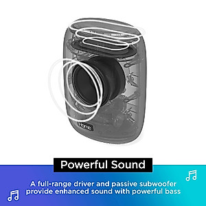 iHome Waterproof Bluetooth Speaker with Long Lasting Rechargeable Battery, Portable Speaker for Indoor and Outdoor Use