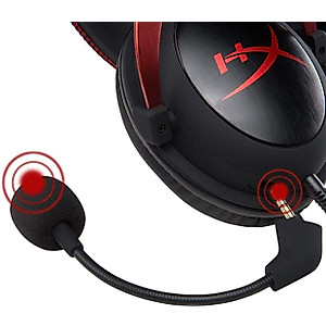 Cloud 2 Mic Replacement for HyperX Cloud ii, Hyper x Cloud x, Cloud Core, Cloud Pro or Kingston Cloud Silver Gaming Headset - 3.5 mm Microphone, 2-Pack