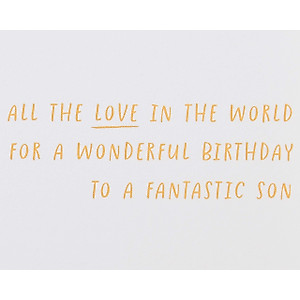 Papyrus Birthday Card for Son (All the Love In the World)