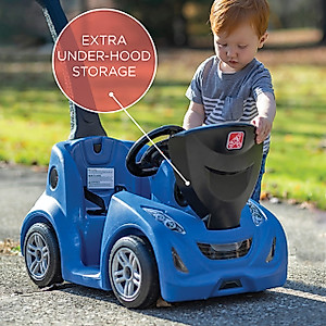 Step2 Push Around Buggy GT Kids Push Car, Ride On Toy, Stroller Substitute, Includes Seat Belt & Horn, Made of Durable Plastic, Max Weight 50 lbs., For Toddlers 1.5-3 Years Old, Pink