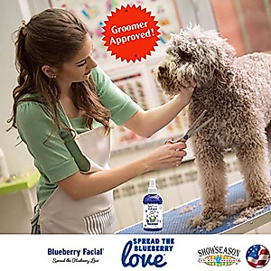 SHOW SEASON ANIMAL PRODUCTS 1 South Bark Blueberry-Clove Pet Cologne 8.5 oz. For Dogs | Long-Lasting Odor Eliminator | Cruelty-Free | Paraben-Free | Biodegradable and Non-Toxic | Made In USA