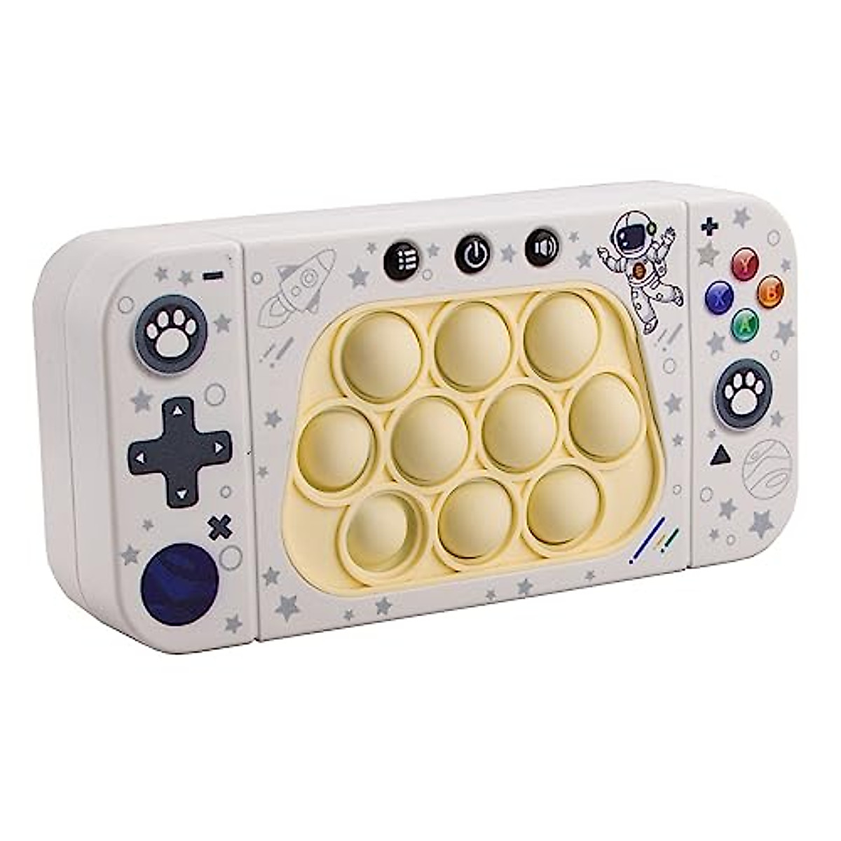 Whisary Puzzle Pop Light Up Game Fidget Travel Games /Travel Sensory Fidget Toys Popular Handheld Games for Teenagers Anti Anxiety Autism Relief Birthday Party Gift (Game Console-B)