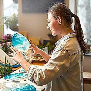 Beast Bond Epoxy Resin Kit, 1 Gallon High-Performance Epoxy Resin, Self-Leveling, Minimal Bubbles, Clear, Glossy, UV Resistant, Perfect for Table Tops, Crafts. DIY & Pro Number 1 Choice