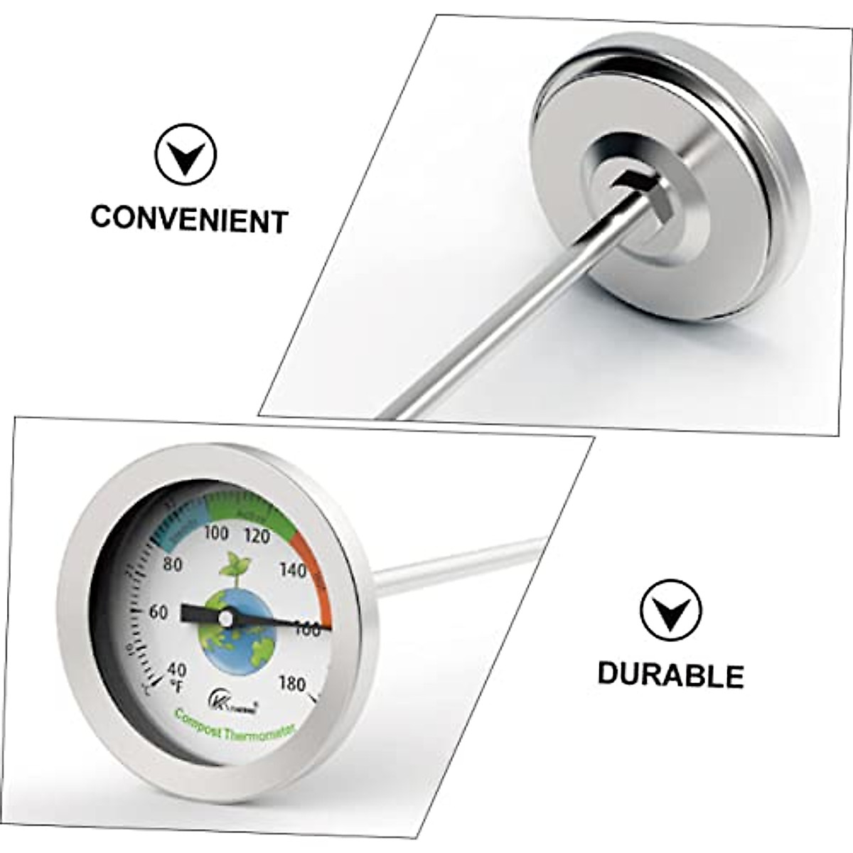 Yardwe 2 Pcs Soil Plants Outdoor Bathtub Outdoor Tools Composting Bin Digital Soil Premium Compost Measuring Tool Colorful Pool Outdoor Plants