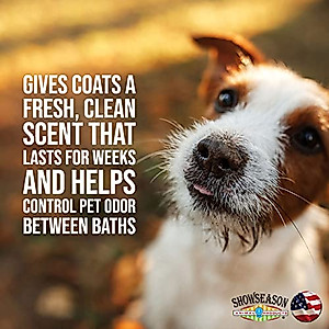 SHOW SEASON ANIMAL PRODUCTS 1 South Bark Blueberry-Clove Pet Cologne 8.5 oz. For Dogs | Long-Lasting Odor Eliminator | Cruelty-Free | Paraben-Free | Biodegradable and Non-Toxic | Made In USA