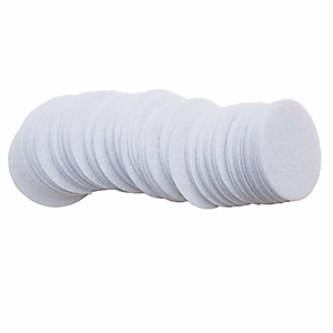Playfully Ever After 2.5 Inch White 46pc Stiff Felt Circles