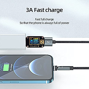 Bojianxin Magnetic Charging Cable,3A Fast Charging Support Data Transfer 3 in 1 Magnetic Phone Charger [4-Pack, 3.3ft/3.3ft/6.6ft/6.6ft] Cable USB Magnet Charger Cable for Micro USB/Type C Device