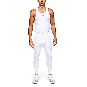 Under Armour Gameday Armour 2Pad 3/4 Tight Bball-WHT,LG