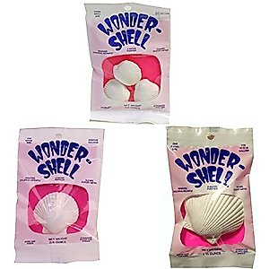 Weco Wonder Shell Natural Minerals Combo Pack (3-Small Shells, 1- Large Shells, and 1-Super Shell)