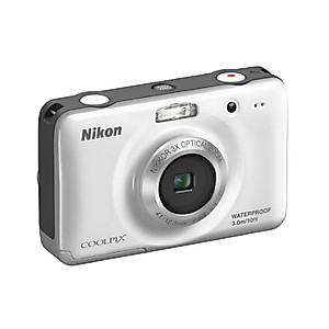 Nikon COOLPIX S30 10.1 MP Digital Camera with 3x Zoom Nikkor Glass Lens and 2.7-inch LCD (White)