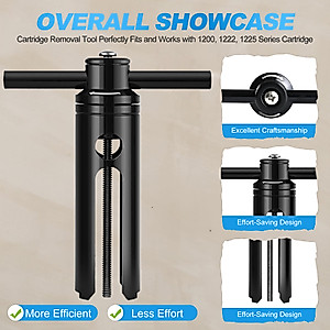 2025 New 104421U Cartridge Puller Tool,Complimentary 1222 Replacement Cartridge and lubricant,For Moen 1222 1225 1220,Tub and Shower Faucet Cartridge Remover for Moen Posi-Temp Valve