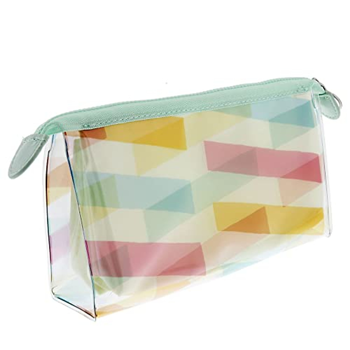 SUN-STAR Gusset Clear Pouch "mitte" Large Capacity, for Pencil Case and Cosmetic Pouch, Colorful
