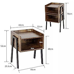 HIGOH Bedside Table Wooden Bedside Table Dresser Bedside Table Bedroom Furniture Accessories Bedside Table Bedside Table