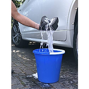 Glart 44WSA Set of 2 Sponges Anthracite for Car Wash Rims Paint 18 x 12 x 6 cm, 78 x 50 cm