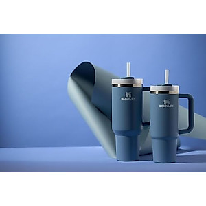 Stanley Quencher H2.0 Tumbler with Handle and Straw 30 oz | Flowstate 3-Position Lid | Cup Holder Compatible for Travel | Insulated Stainless Steel Cup | BPA-Free | Indigo