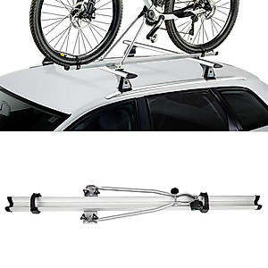 ECCPP Bike Roof Carrier Mounted on Car SUV Trunk Crossbar Universal Bike Rack For 1 Bike with Locking System-1 PC