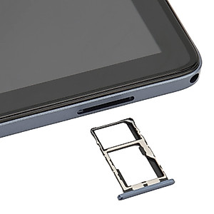 Honio 10.1 Inch Tablet, FM Radio Dual Speakers Octacore HD Tablet US Plug 100‑240V 8GB RAM 128GB ROM for Learning (Grey)